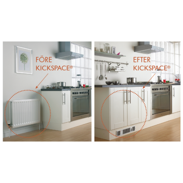 Kickspace® vattenburen hög sockel - Sanova